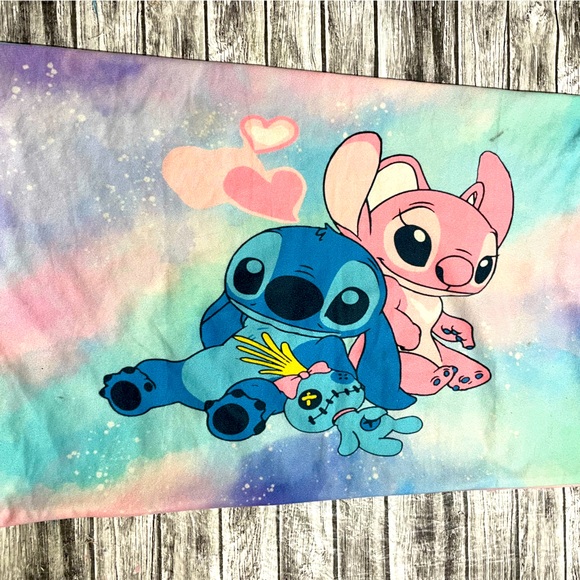 Bedding | Stitch Angel Pillow Case Good Condition Minor Flaws | Poshmark